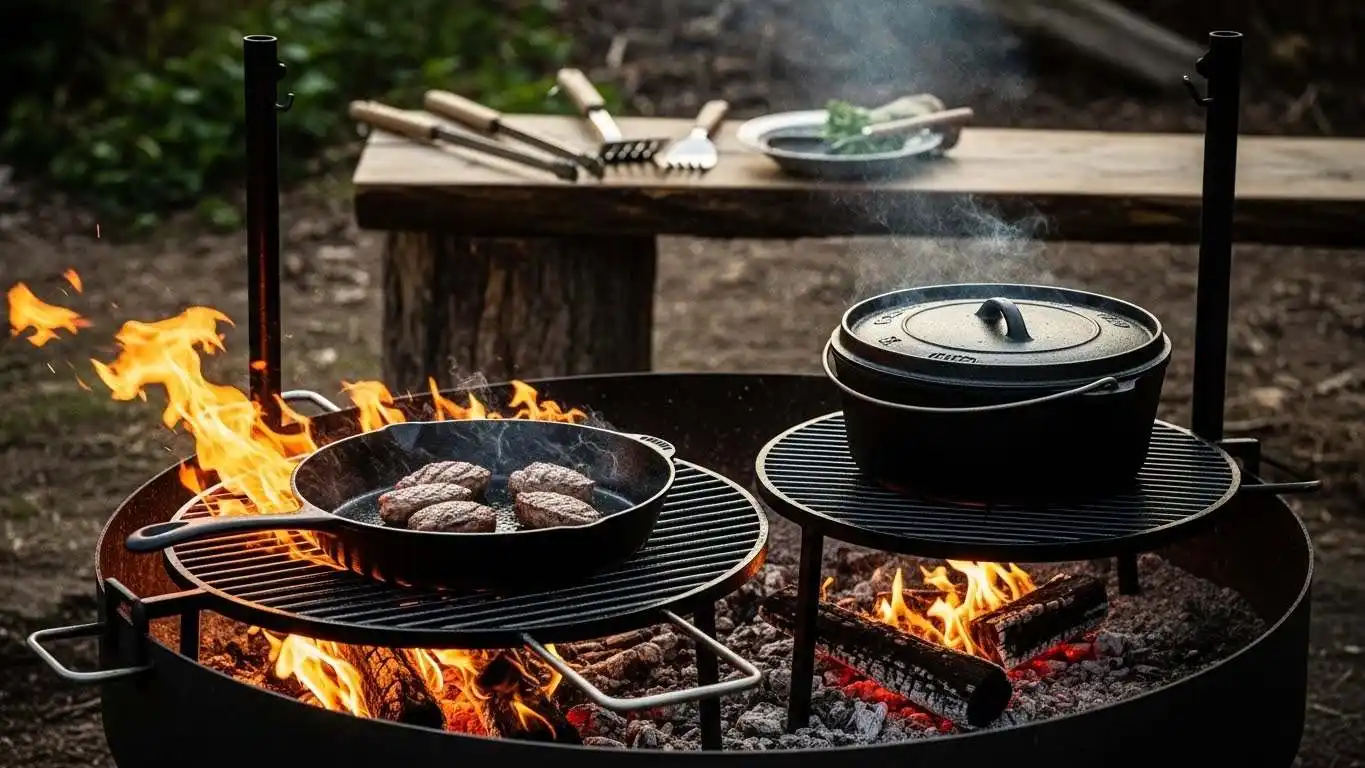 Open Fire Cooking Equipment for Authentic Flavor