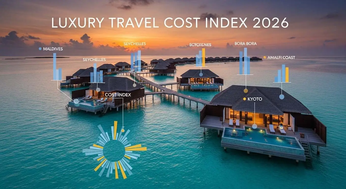 Luxury Travel Cost: Top 50 Destinations Ranked